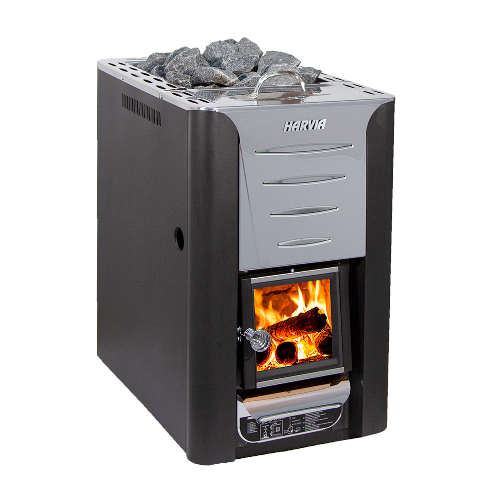 Harvia 20 ES PRO - Vedeldad bastuugn för bastu